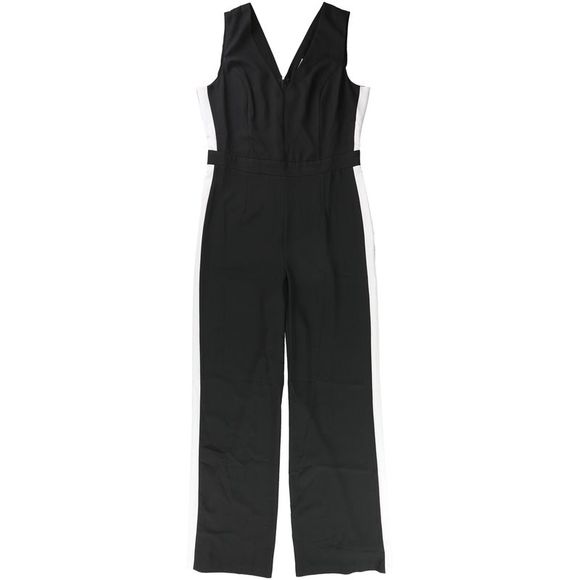 Bar III | Pants & Jumpsuits | Bar Iii Womens Barcelona Jumpsuit Black ...